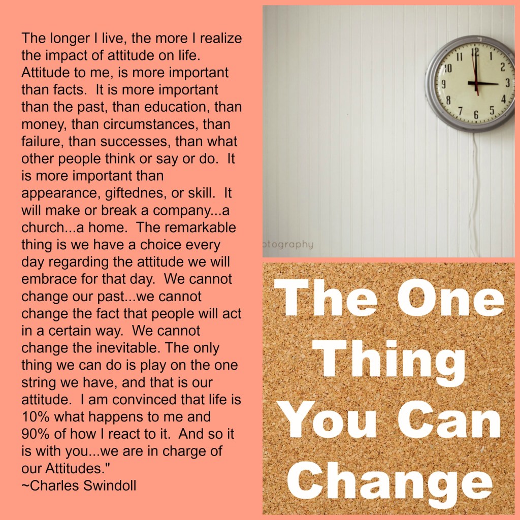 The One Thing You Can Change – RefreshHer